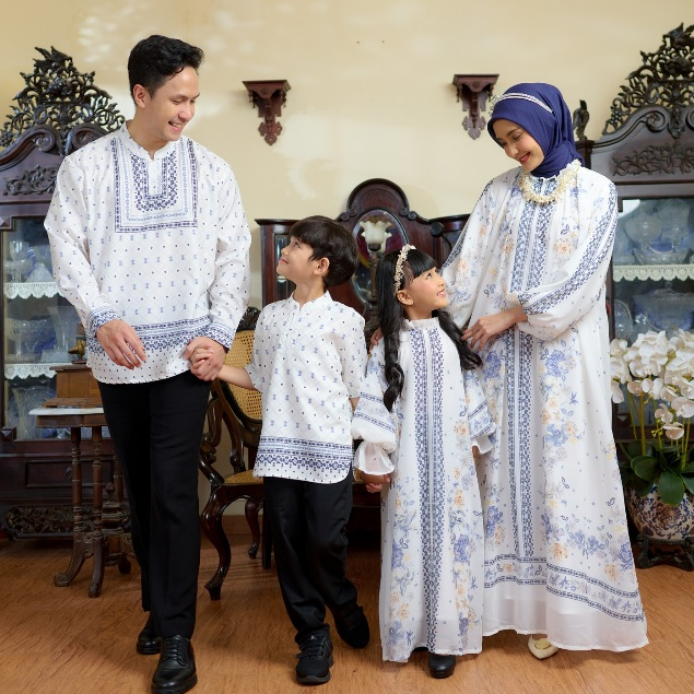 Jual Kamima - Family Set - Orient Series in White | Shopee Indonesia