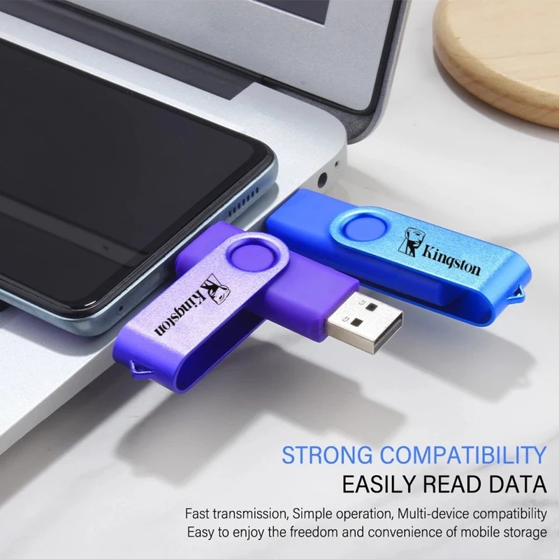 Jual Kingston Flashdisk 3in1 OTG USB 2.0 1TB 2TB Dapat Diputar USB Type ...