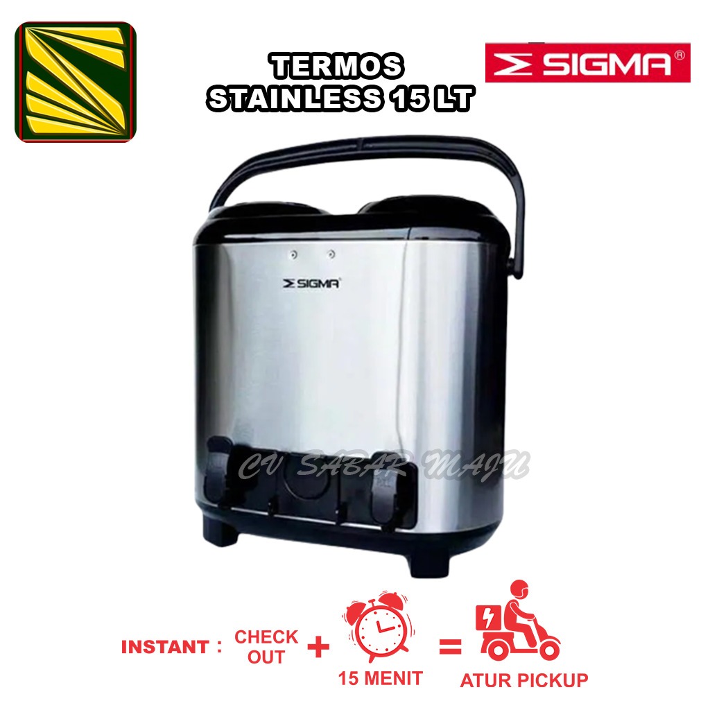 Jual Sigma Dispenser / Termos air panas dan dingin Jumbo stainless ...