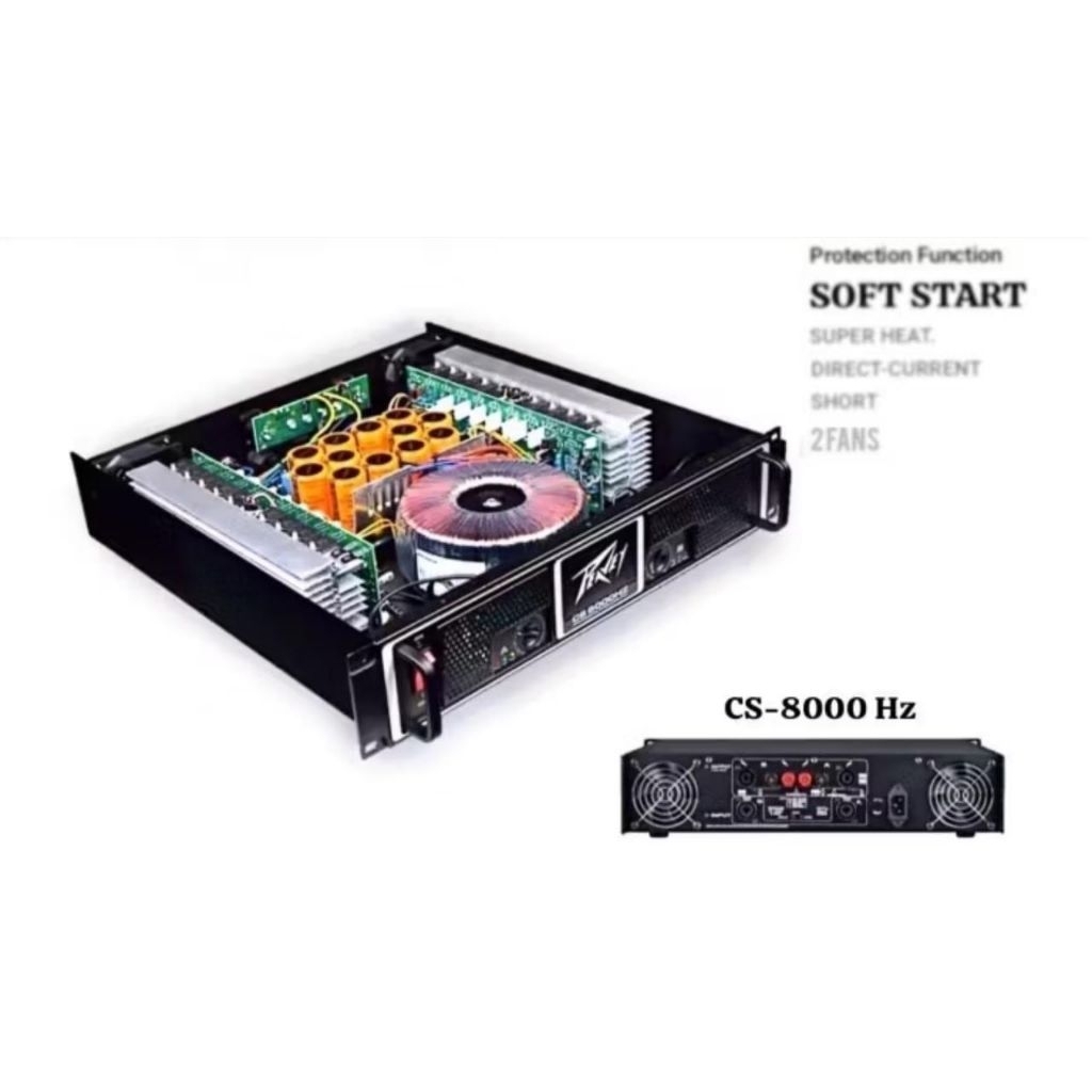 Jual AMPLIFIER PEAVEY CS 8000HZ/CS 8000 HZ/CS8000HZ MANTAP | Shopee ...