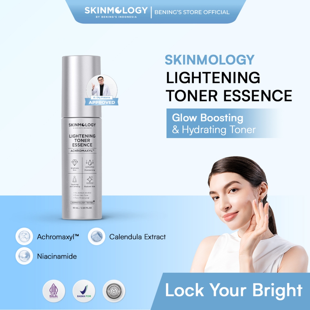 Jual Skinmology By Bening's Clinic Indonesia - Lightening Toner Essence ...