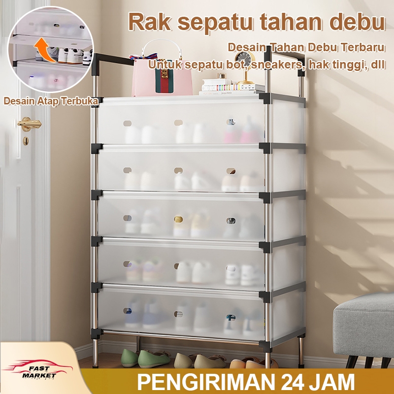Jual [Fast Market]Rak Topi Sepatu Rak Sepatu Rak Serbaguna Rak Sepatu ...