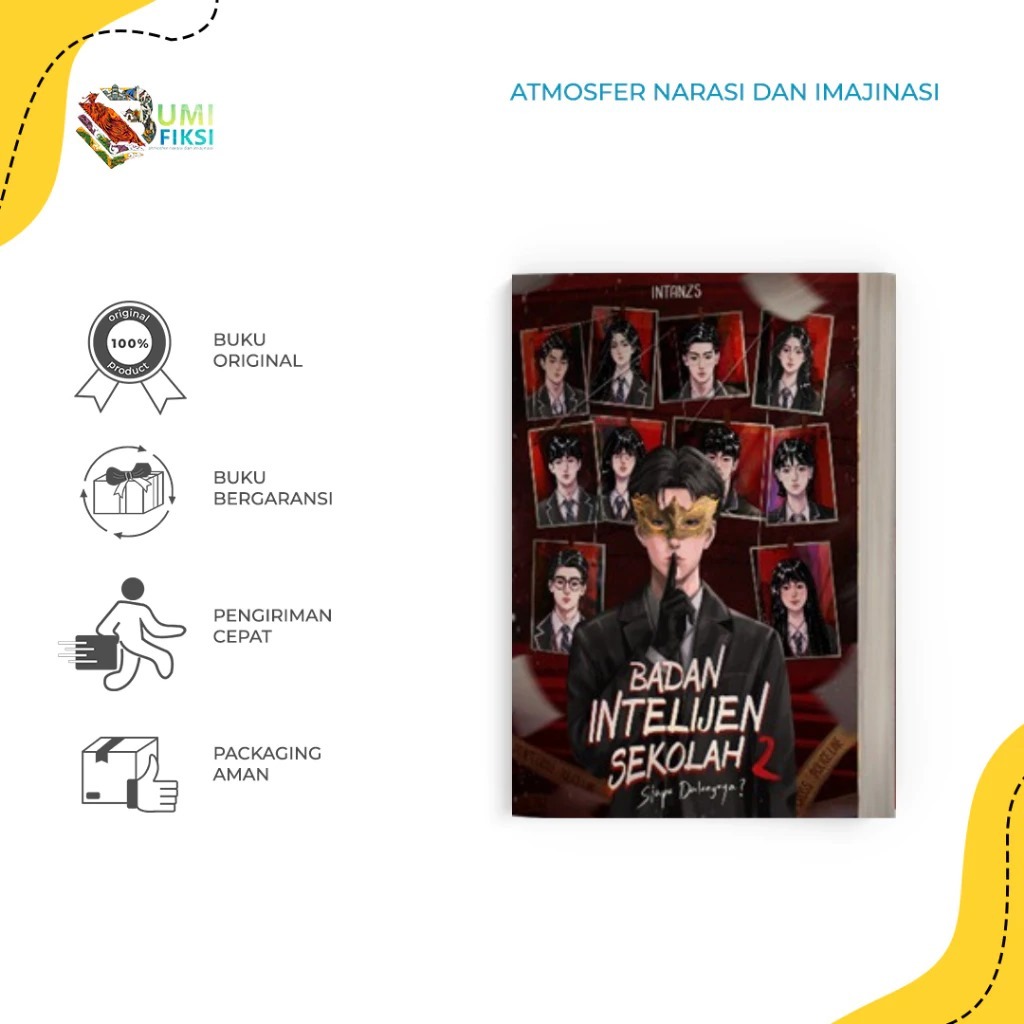 Jual Buku Novel - Badan Intelijen Sekolah 2 - Intanzs - Butterflies ...