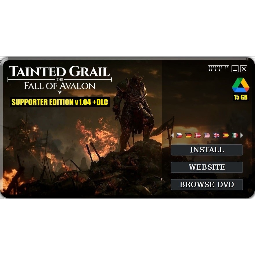 Jual PC Games Tainted Grail The Fall Of Avalon Supporter Edition ...