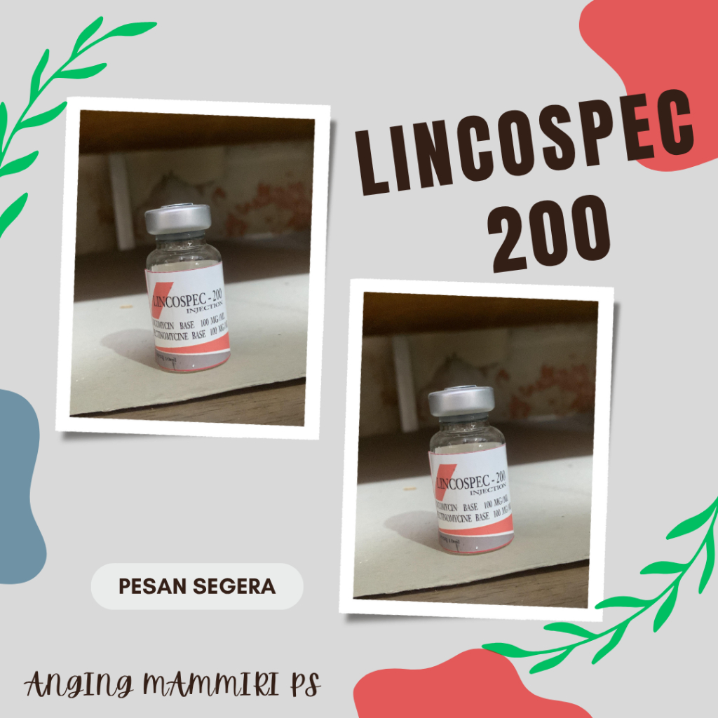 Jual LINCOSPEC - 200 (INJECTION MERAH 10ML) | Shopee Indonesia