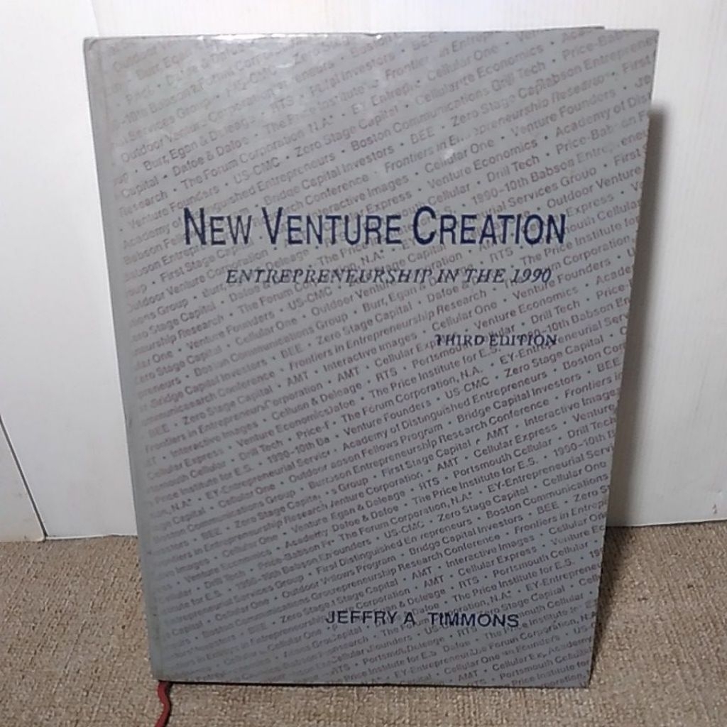 Jual new venture creation ️third edition by jeffry a timmons ️buku ...