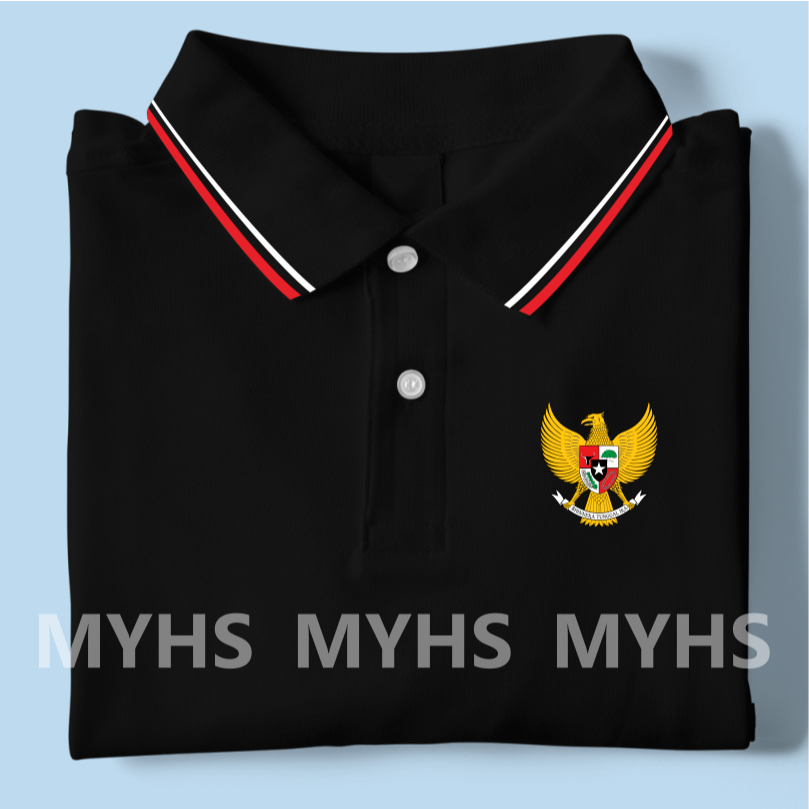 Jual POLO LOGO GARUDA - POLO SHIRT BAJU KAOS JERSEY BOLA TIMNAS HUT RI ...