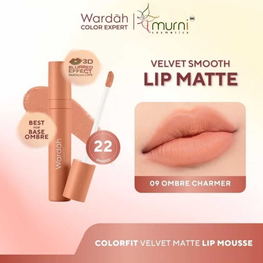 Jual WARDAH COLORFIT VELVET MATTE LIP MOUSSE [[SHADE 09-14]] | Shopee ...