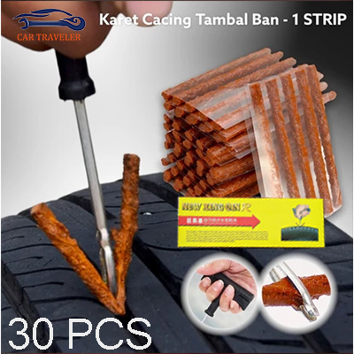 Jual 30 Patches Refill Isi Karet Ban Tubles Ulang Tambal Ban Tubles Lem ...