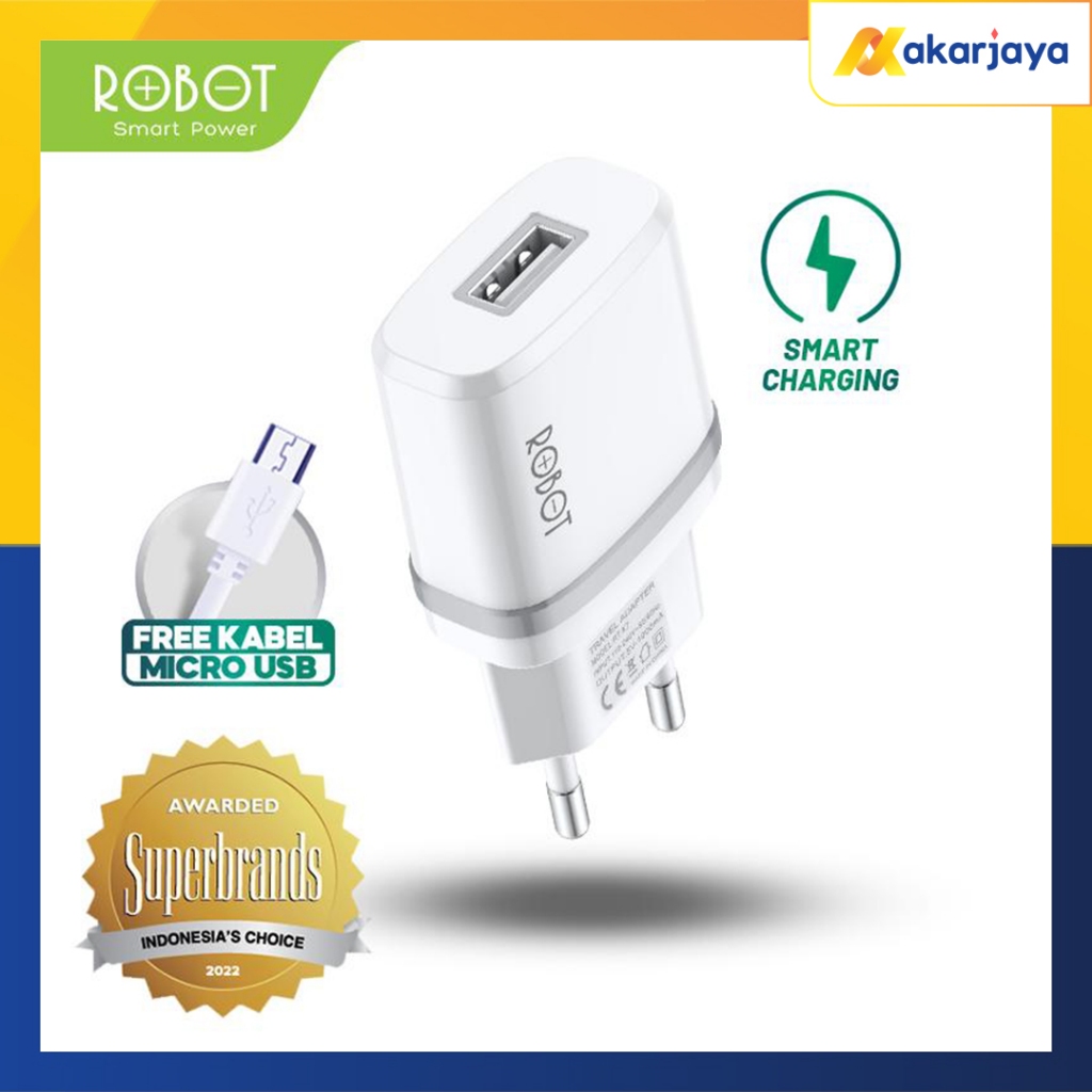 Jual CHARGER ROBOT RT-K7 QUICK CHARGER 5V/1A - QUICK CHARGER ROBOT RT ...