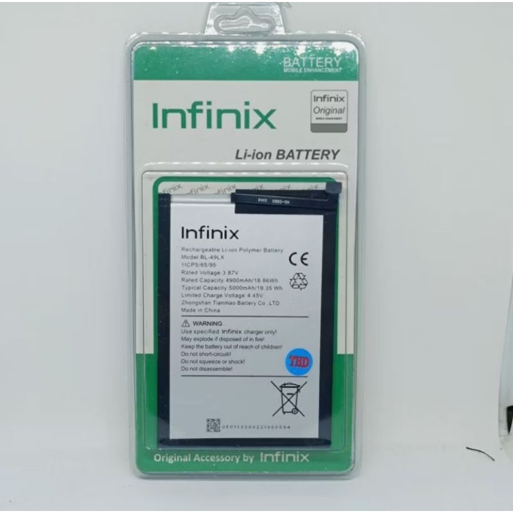 Jual Baterai Batre Battery Infinix HOT 12i X665 X665B ORIGINAL 100% ...