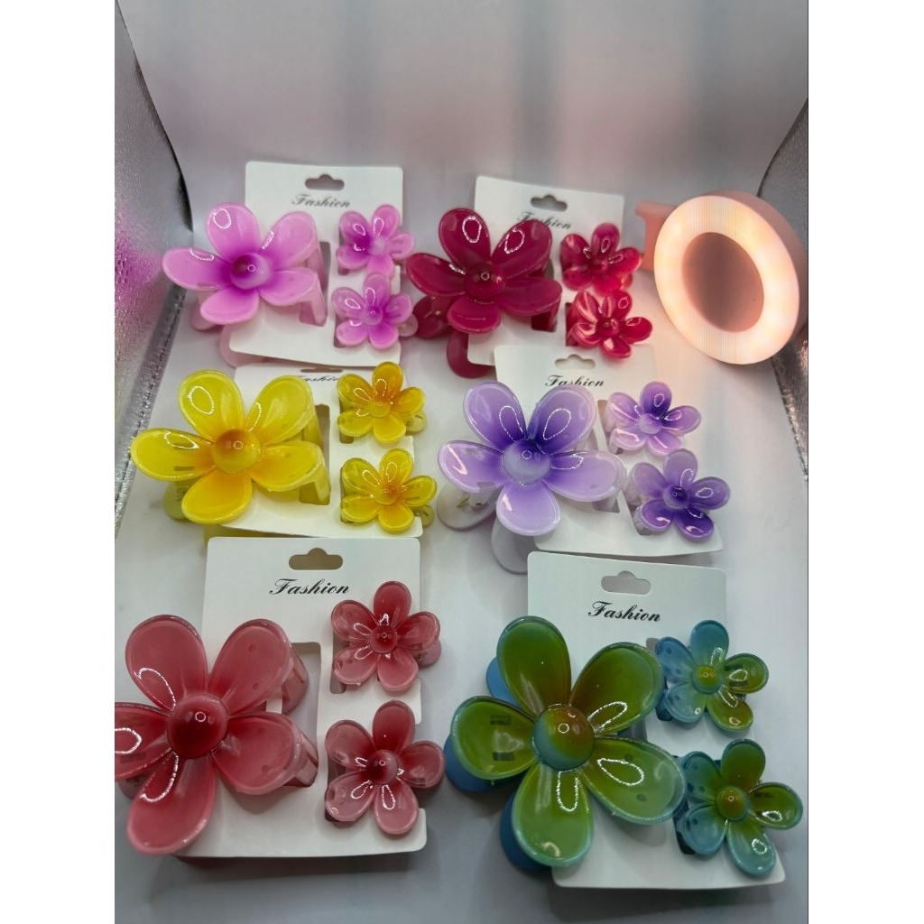 Jual ( ISI 6 KAR) JEPIT RAMBUT BUNGA SET 3 JEDAY RAMBUT BUNGA SET 3 ...