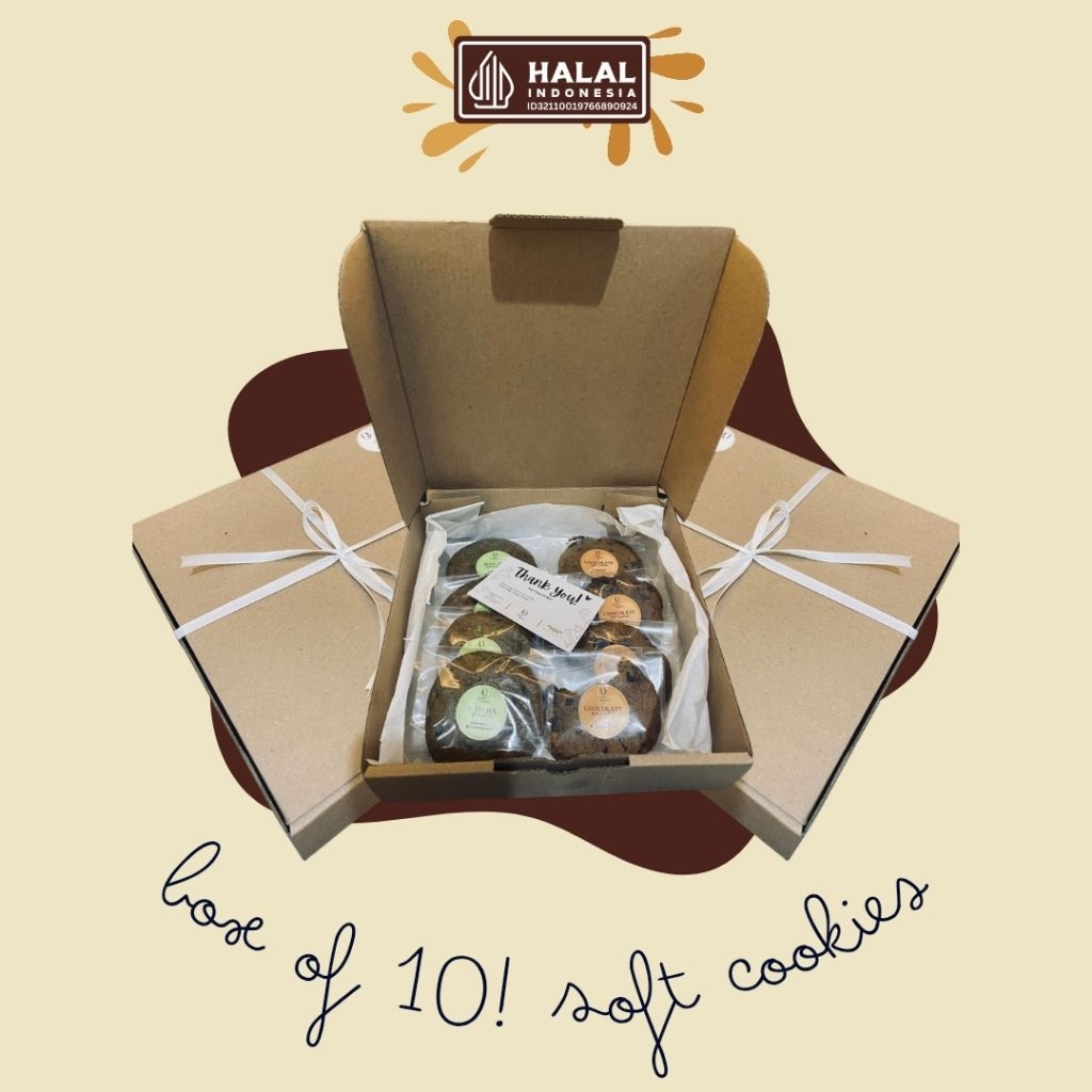 Jual Box of 10 Soft Cookies! by Ovine | Shopee Indonesia