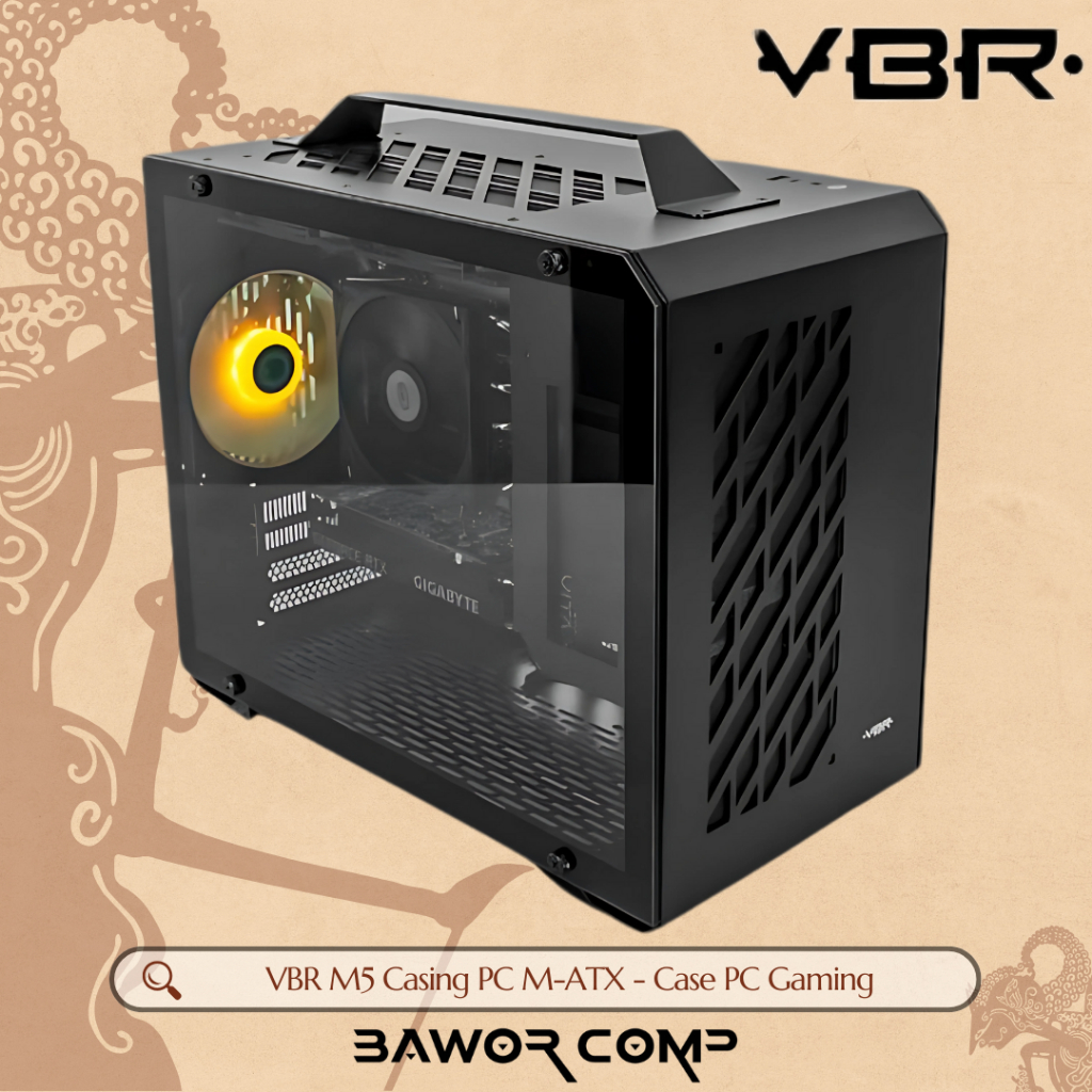 Jual VBR M5 Compact Black | Casing PC MATX | Casing PC Gaming | High ...