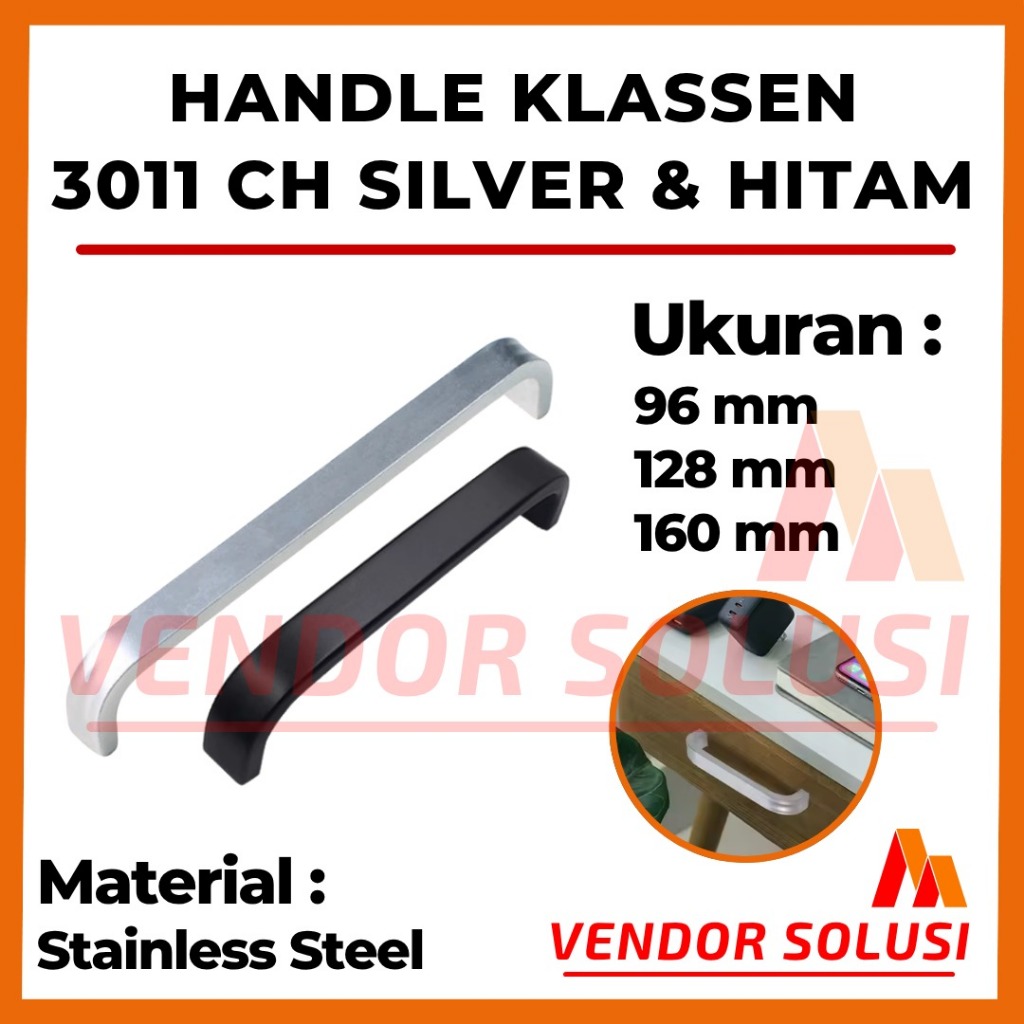 Jual Handle Tarikan Lemari Aluminium 3011 Minimalis Besi Babet Chrome ...