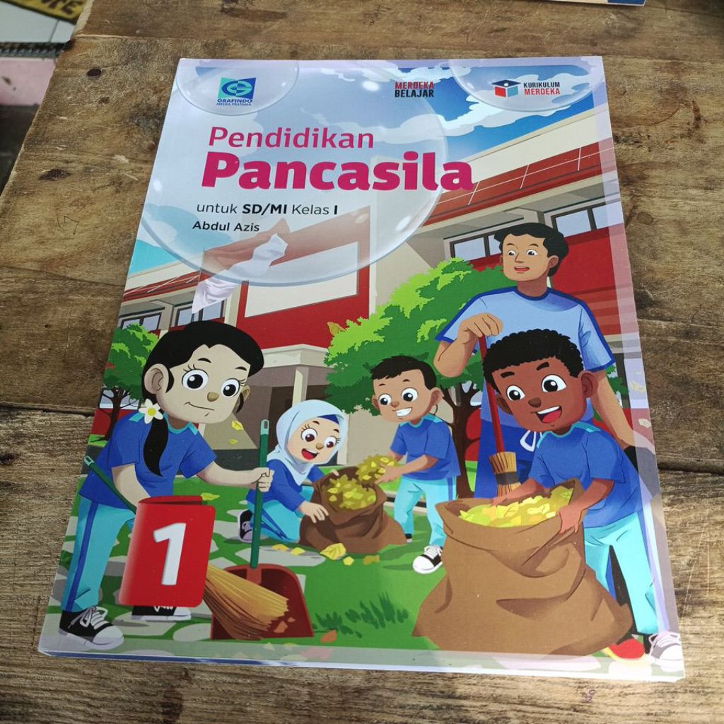 Jual BUKU PELAJARAN PENDIDIKAN PANCASILA KELAS 1 SD KURIKULUM MERDEKA GRAFINDO ABDUL AZIZ ...