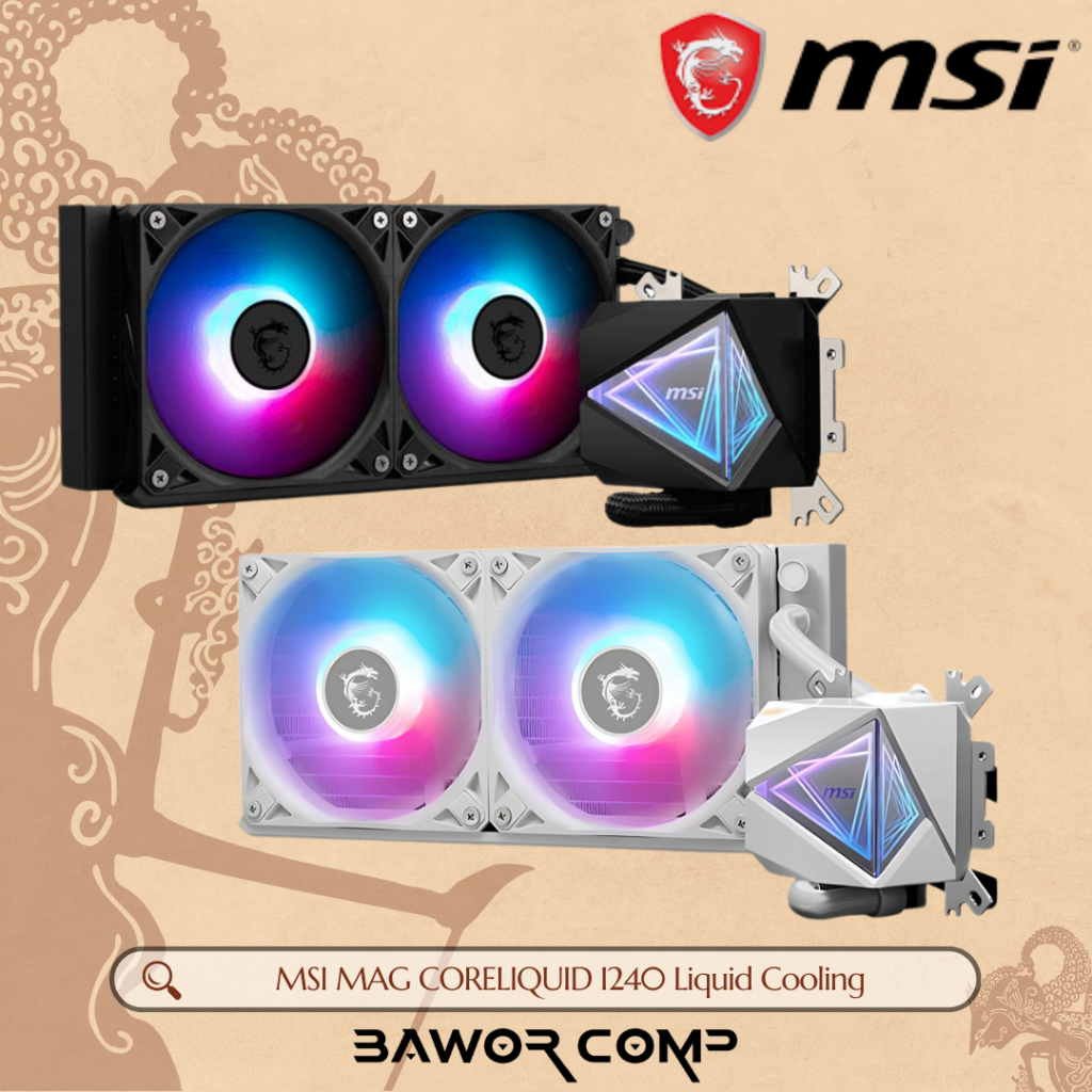 Jual MSI MAG CORELIQUID I240 | AIO CPU Water cooling ARGB | Intel AMD ...