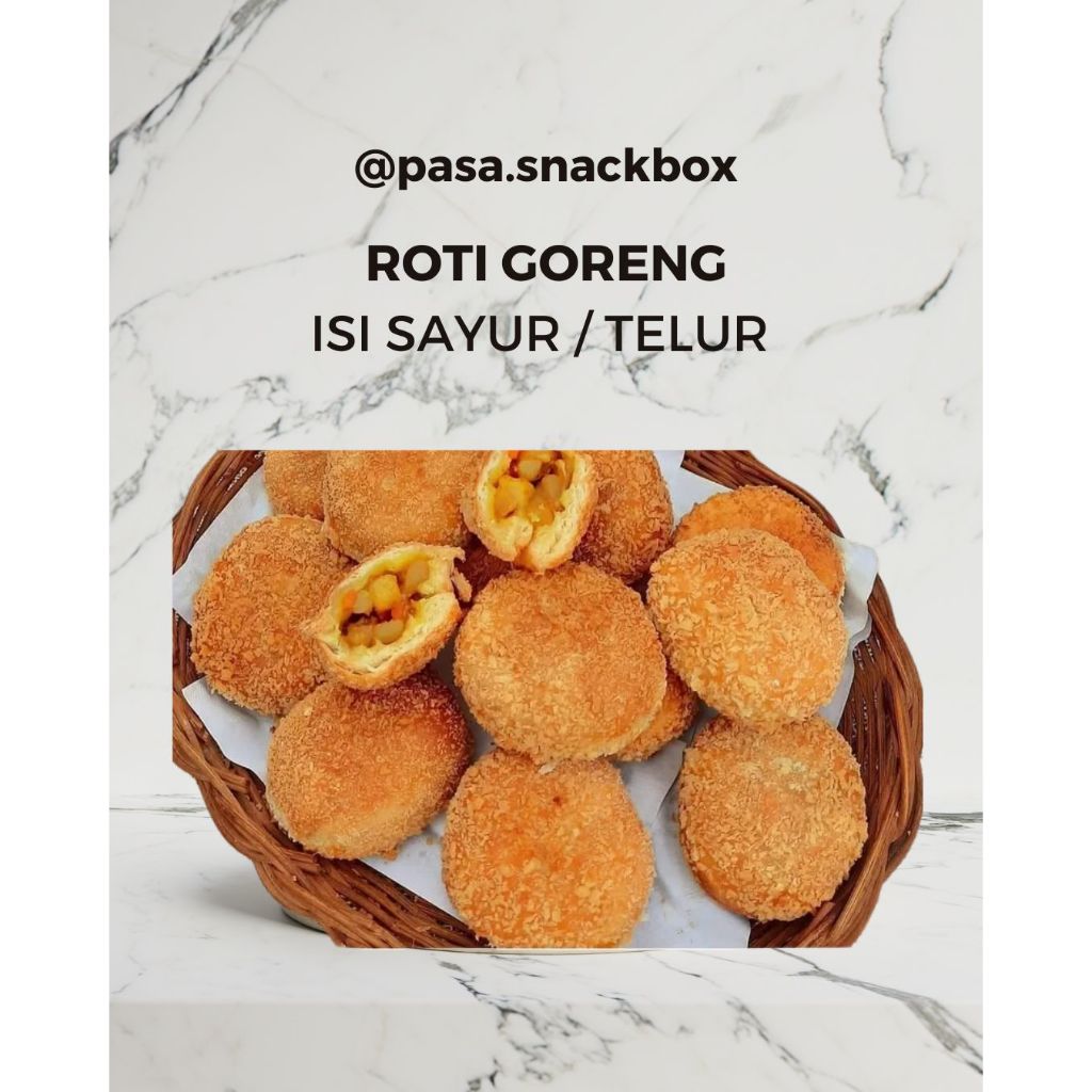 Jual Roti Goreng Isi Sayur / Telor - PASA Snack Box, Jajanan ...