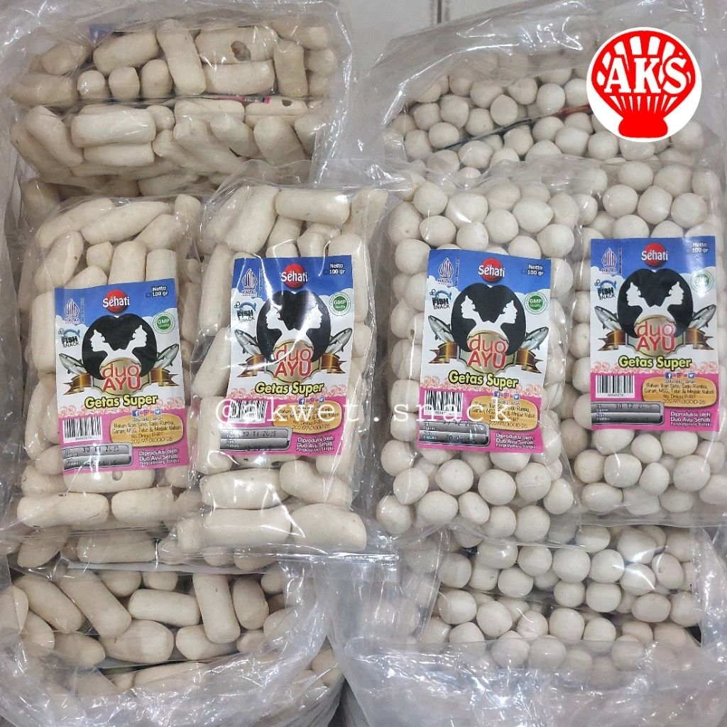 Jual Getas ikan cap Duo Ayu 100gr makanan khas Bangka | Shopee Indonesia