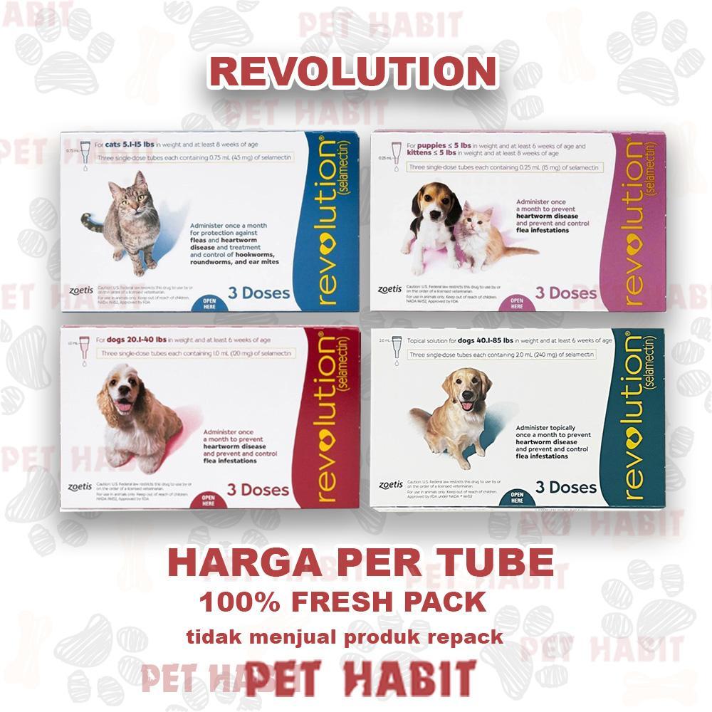 Jual Revolution Obat Tetes untuk Kutu Kucing dan Anjing Ampuh | Shopee ...