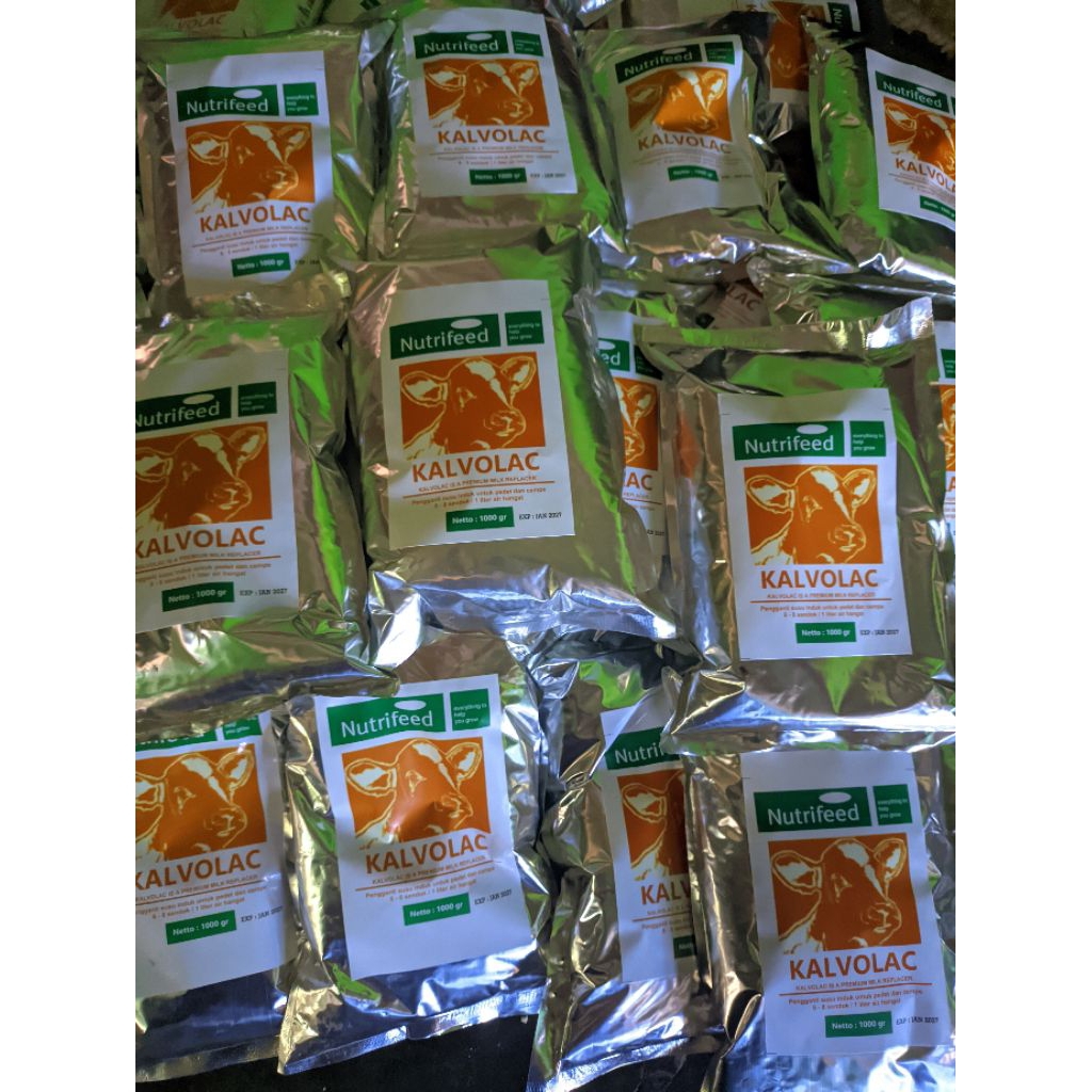 Jual Kemasan 1kg Susu Kalvolac Nutrifeed Original Pengganti Susu Induk ...