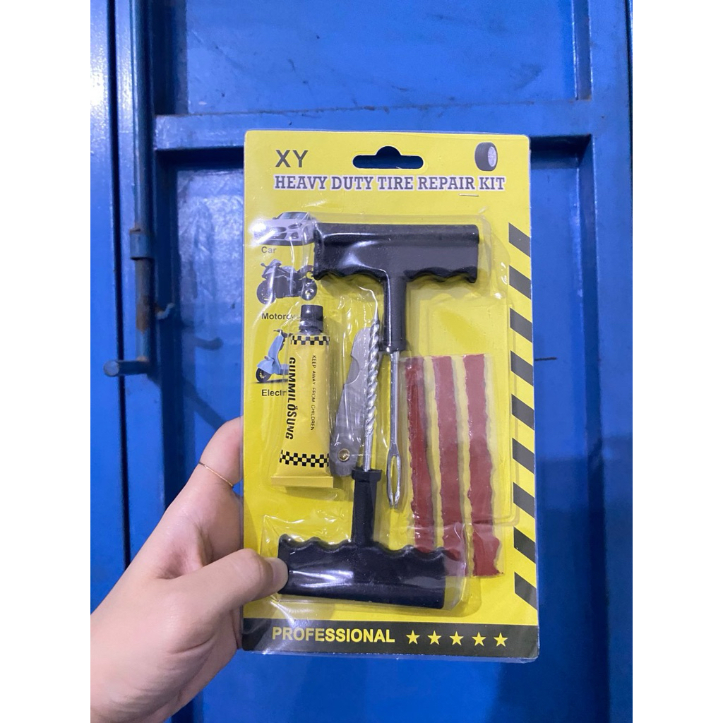 Jual Alat Tambal Ban Tubles set Plastik Tyre Kit Plastic Tubeless ...