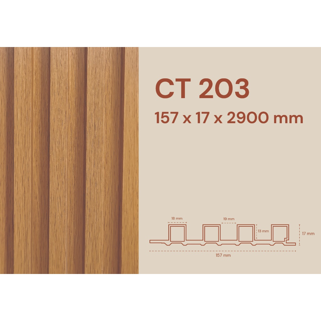Jual TERLARIS! WPC WALLPANEL DINDING WOOD WALL PANEL PVC HIASAN KAYU ...