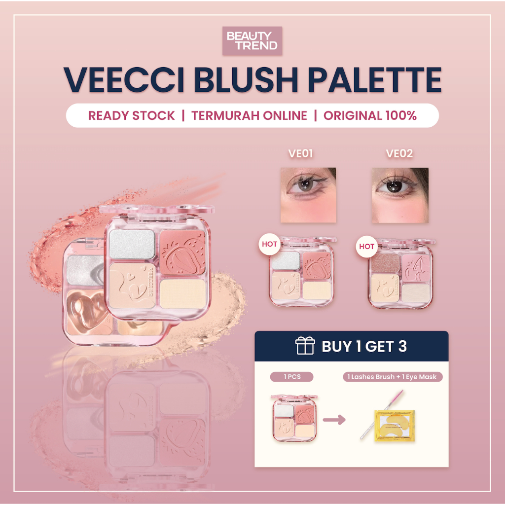 Jual [BPOM ORI] Veecci Blush Palette Veecci Face Palette Veecci Blush ...