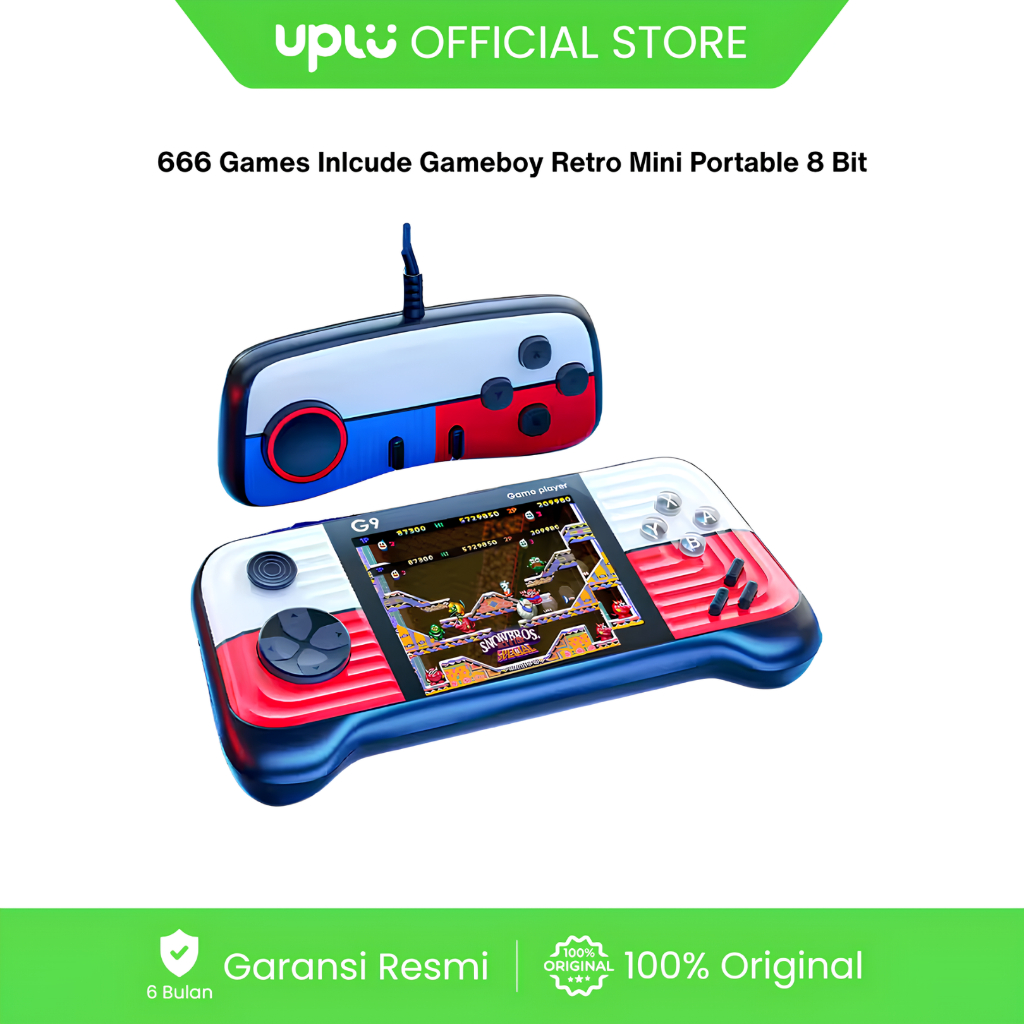 Jual UPLU Game Boy Retro Portable 666 in 1 Gameboy Gimbot Gamepad ...