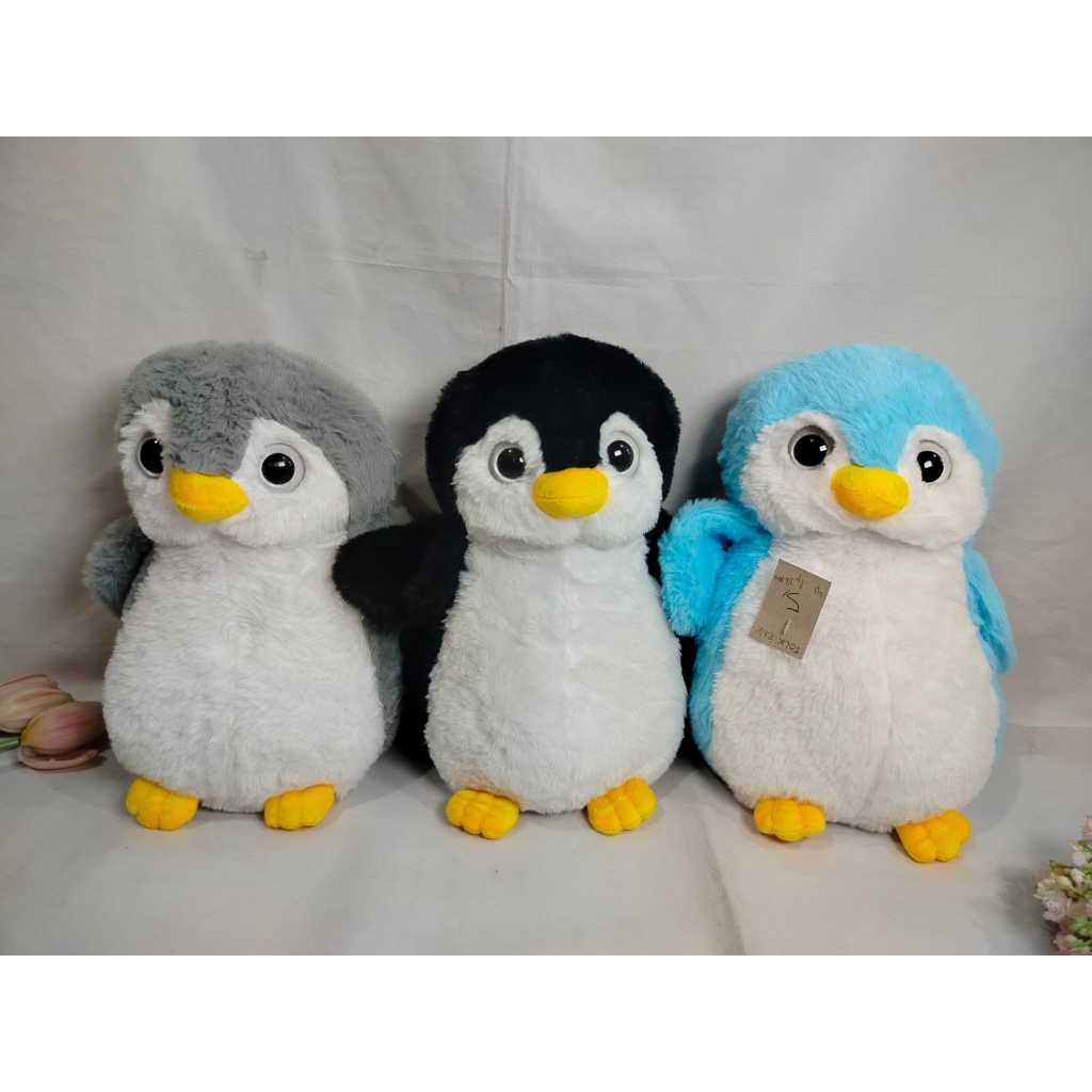 Jual Boneka Binatang Pinguin Bahan Rasfur Lucu Lembut Bagus Ukuran M ...