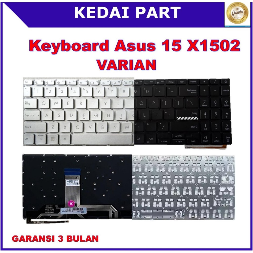 Jual Keyboard Asus Vivobook 15 X1502 M1502qa M1502QA M1502y M1502YA ...