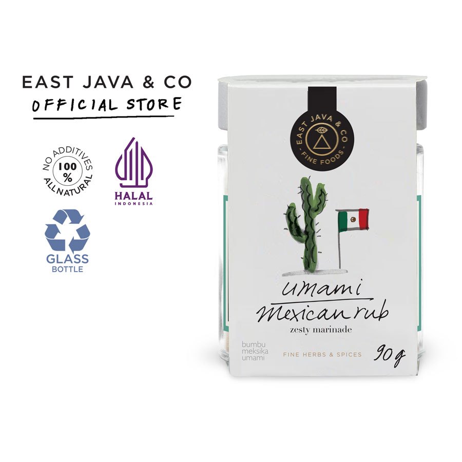 Jual East Java & Co Umami Mexican Rub Mix - 90g (Bumbu Meksika Umami) | Shopee Indonesia