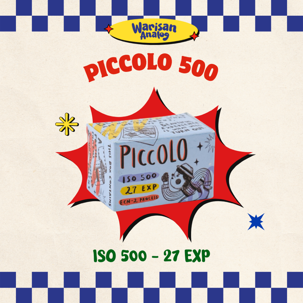 Jual PICCOLO 500 - ROLL FILM 35MM - ISO 500 - 27EXP | Shopee Indonesia