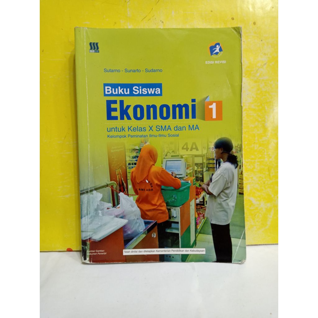 Jual BUKU SISWA EKONOMI UNTUK KELAS 10 SMA DAN MA KELOMPOK PEMINATAN ...