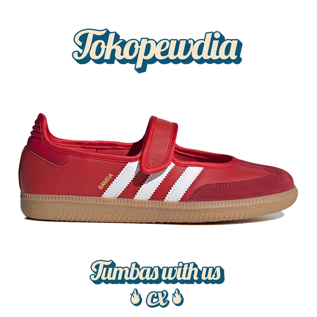 Jual Adidas Samba OG Mary Jane Better Scarlet (JQ6446) | Shopee Indonesia