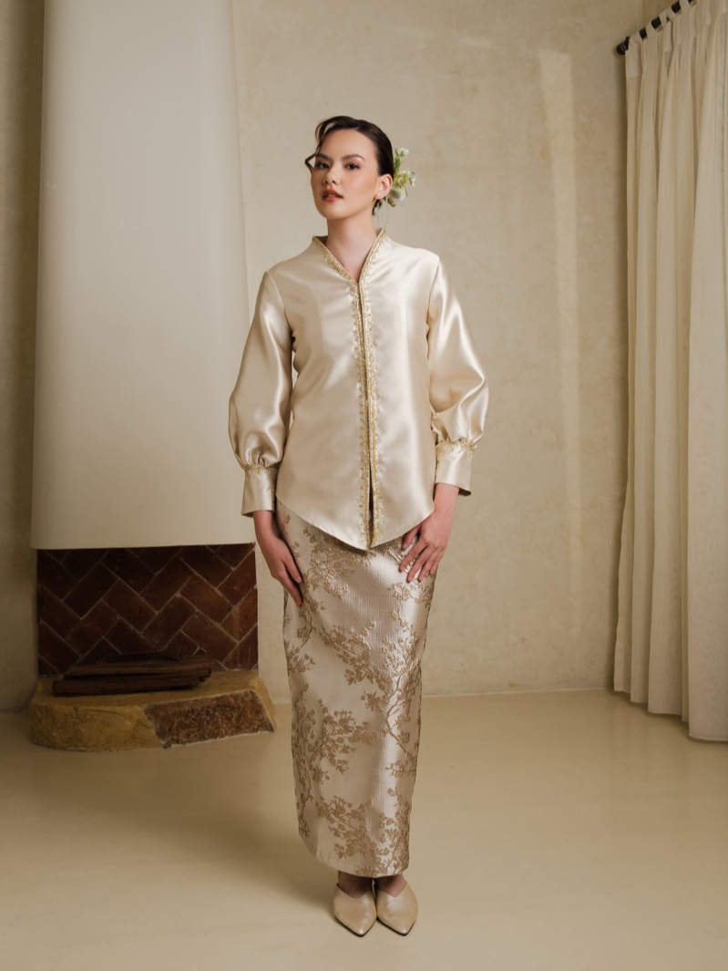 Jual Elok Klasik (DEFECET SALE) – Seruni in Gold – Top | Shopee Indonesia