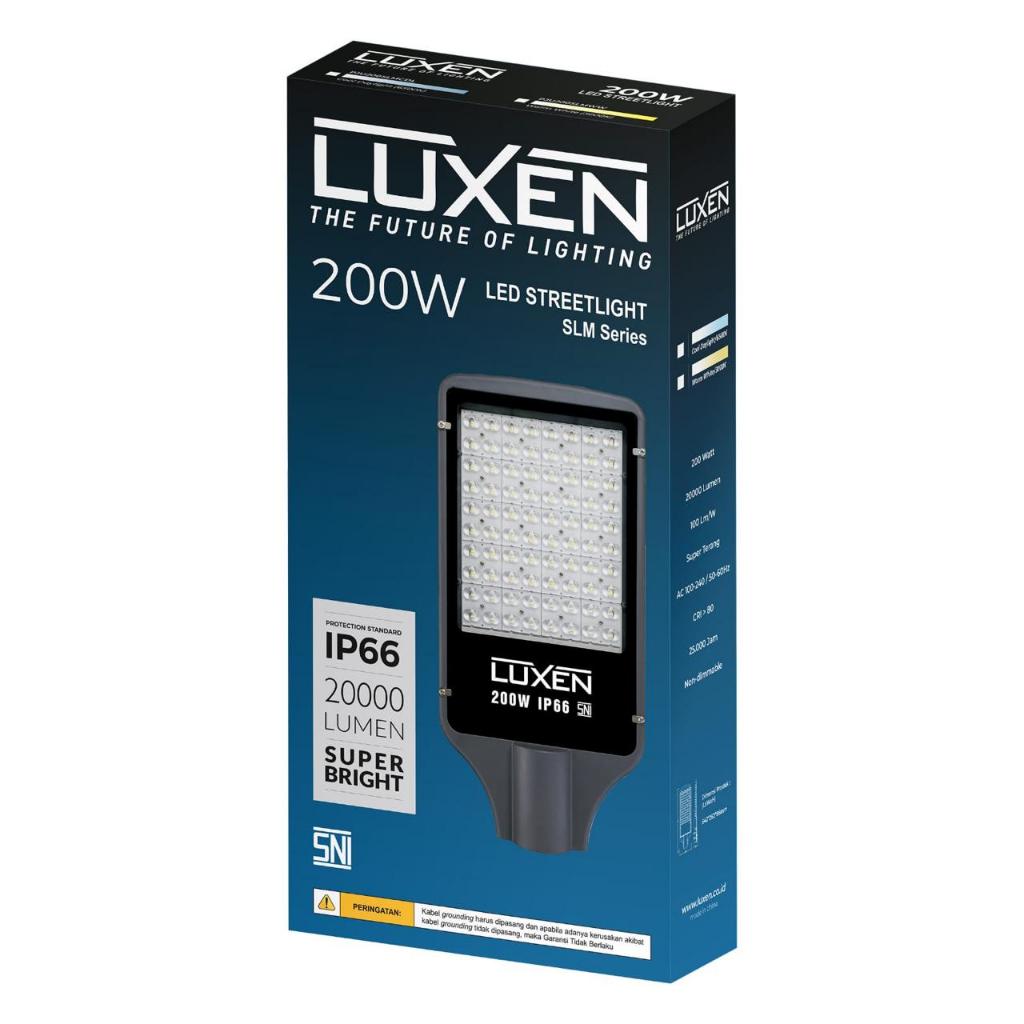 Jual Lampu PJU LED LUXEN 200W Lampu Jalan PJU Luxen LED PJU 200W TIPE ...