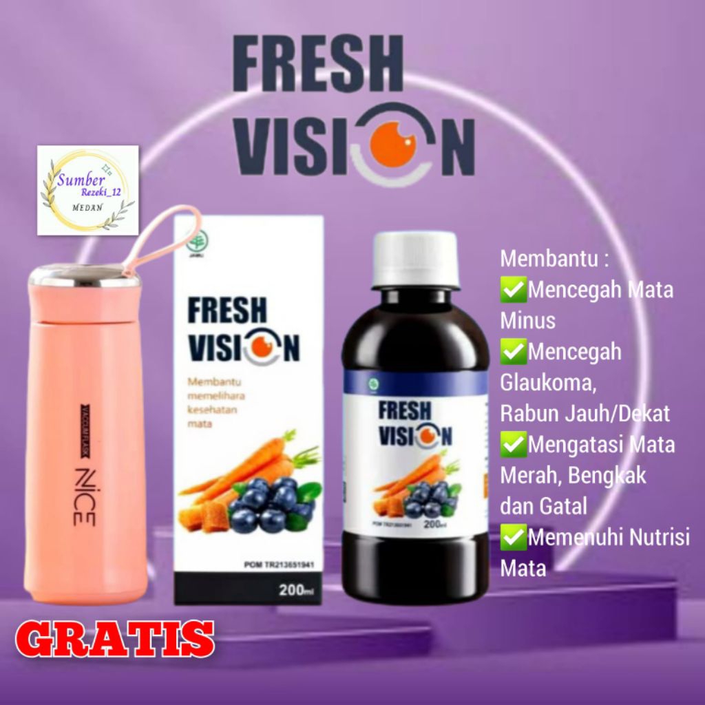 Jual Fresh Vision FreshVision Madu Kesehatan Mata Membantu Menjaga Dan ...