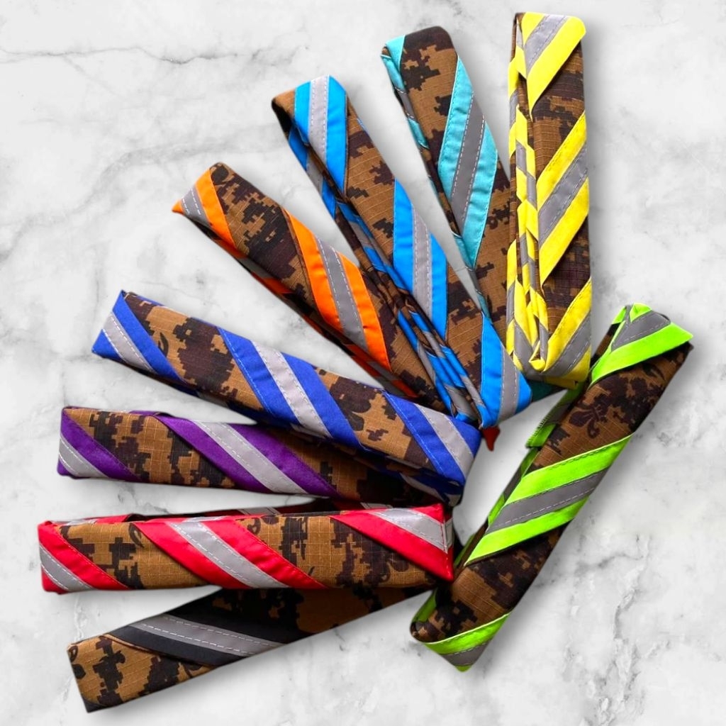 Jual scraf loreng pramuka bahan ripstok bisa menyala dalam keadaan ...