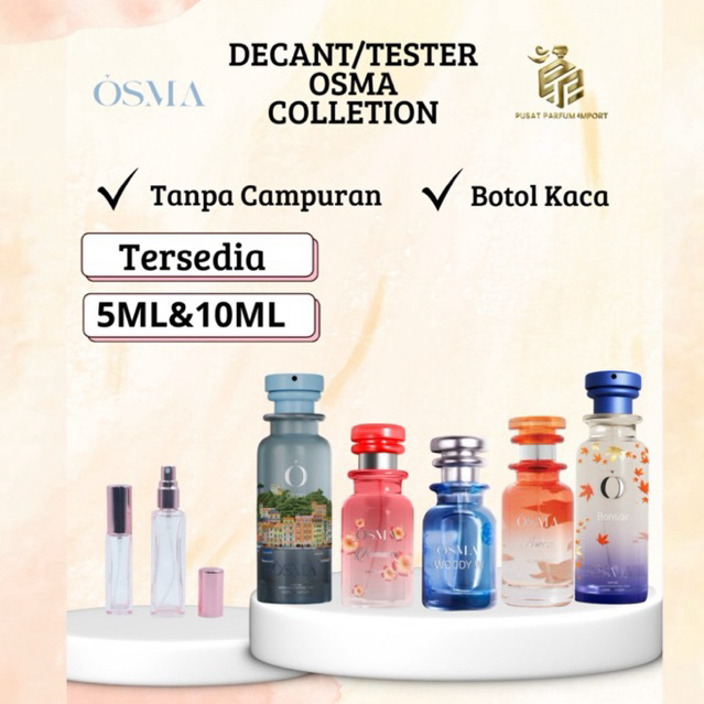 Jual TESTER OSMA COLLECTION PARFUM original 5ML/10ML | Shopee Indonesia