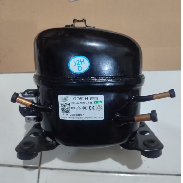 Jual KOMPRESOR KULKAS 2 PINTU Aqua QD52H 1/6PK Original | Shopee Indonesia