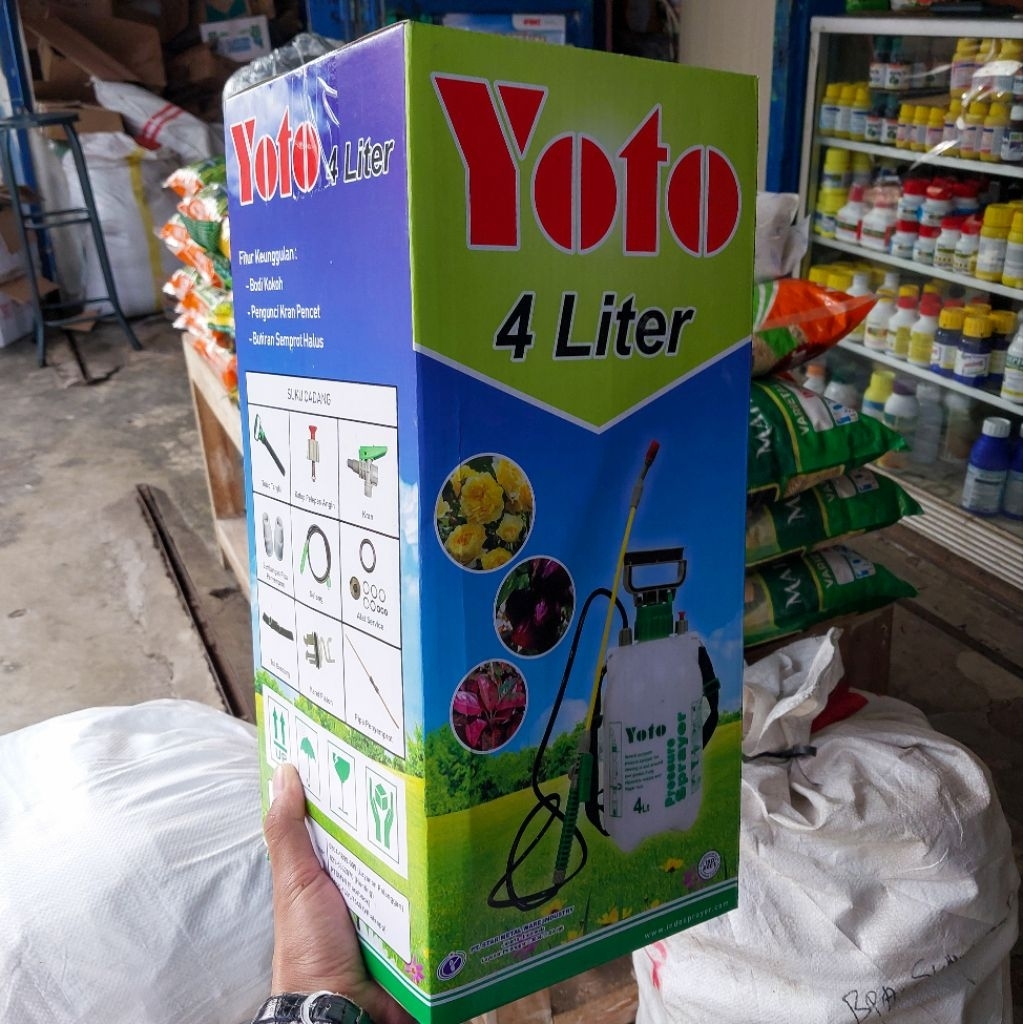 Jual Yoto 4 Liter Pressure Sprayer – Alat Semprot Tangan untuk ...