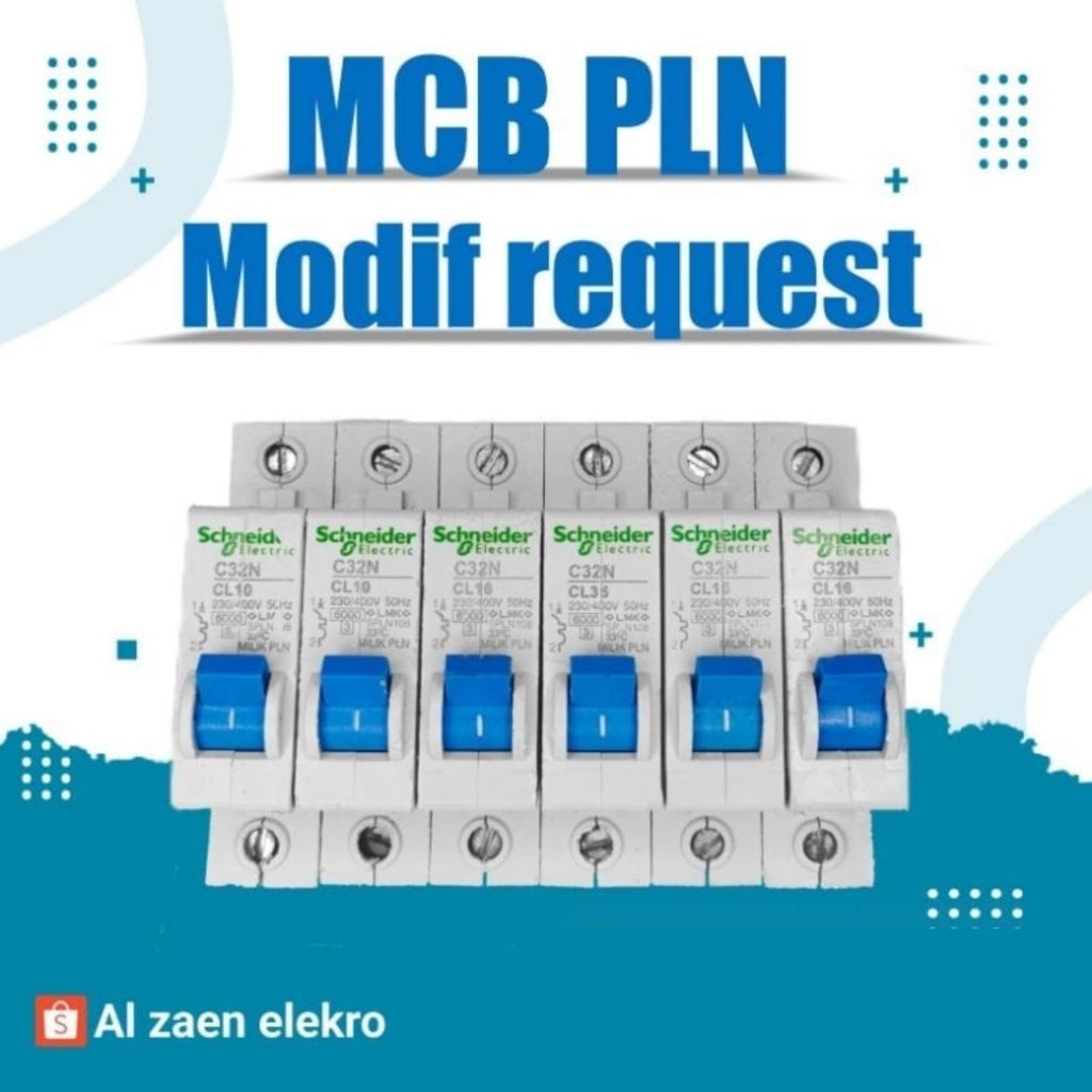 Jual mcb pln modif anti jeglek amper bisa requwes | Shopee Indonesia