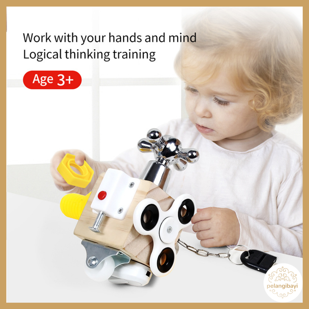 Jual Busy Cube 7 in 1 Mainan Edukasi Anak Melatih Sensorik, Motorik ...