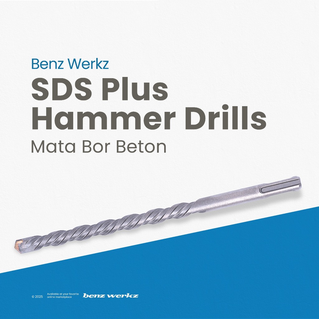 Jual Mata Bor Beton SDS Plus 16 x 1000 mm Benz Werkz | Shopee Indonesia