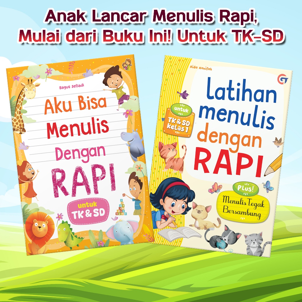 Jual Buku Belajar Menulis - Aku Bisa Menulis Dengan Rapi Untuk TK & SD ...