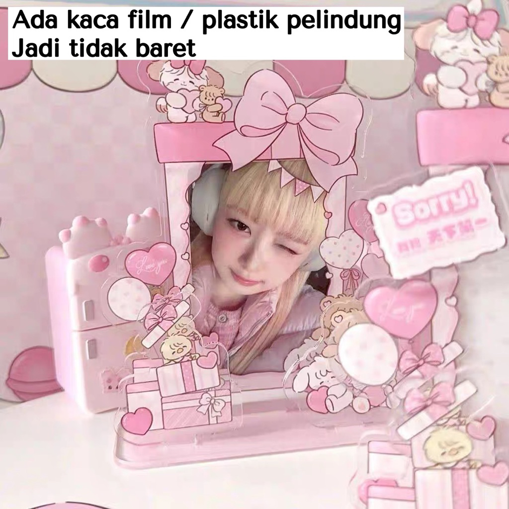 Jual Akrilik Bingkai Foto Case Frame Pajangan Pink Album Foto Aestetic ...