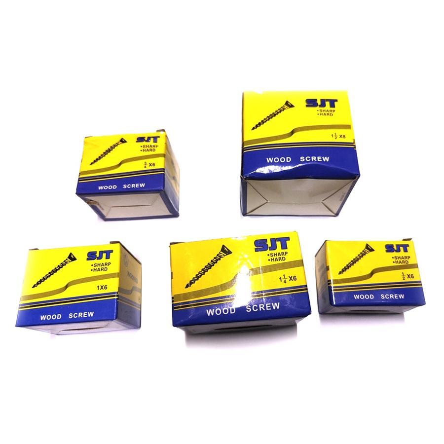 Jual Skrup Putih 6 x 5/8 " Inci / Sekrup Putih Kayu / Skrup Chipboard ...