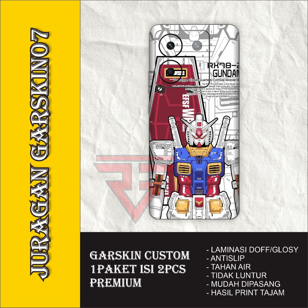Jual premium garskin poco M7 pro 5g gundam edition skin antigores ...