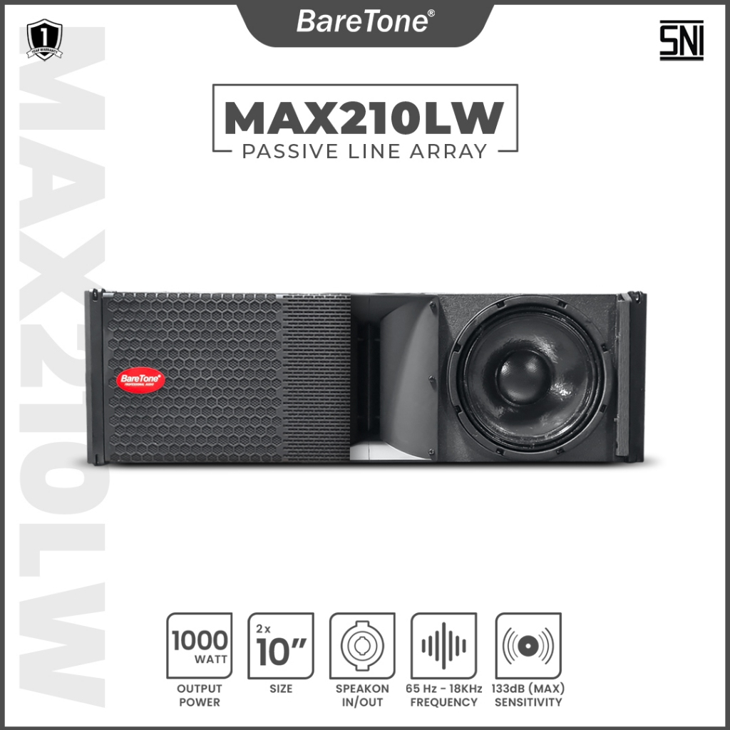 Jual BareTone Line Array MAX210LW Passive Line Array | Shopee Indonesia